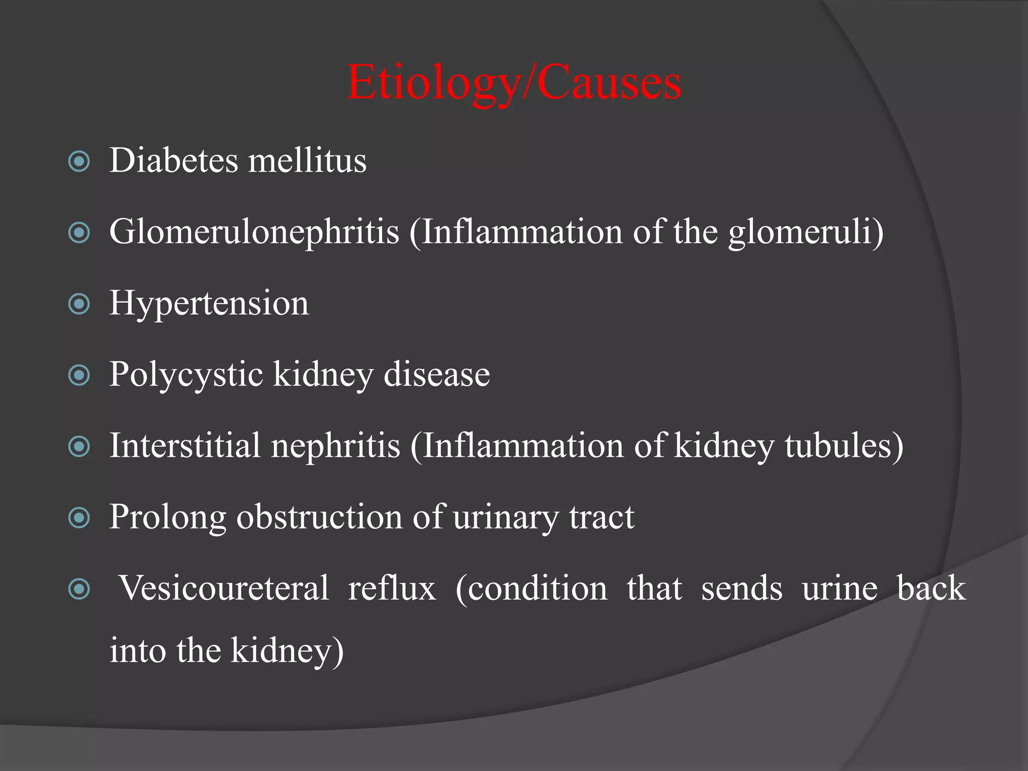 Pathophysiology of chronic renal failure | PPTX