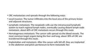 Pathophysiology of colorectal cancer.pptx