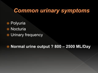Pathophysiology of common renal diseases and diurectics | PPTX