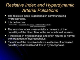 Pathophysiology of communicating hydrocephalus | PPT