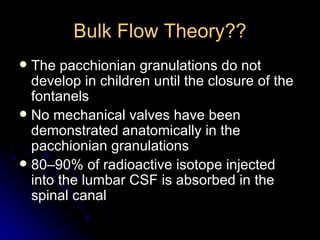 Pathophysiology of communicating hydrocephalus | PPT