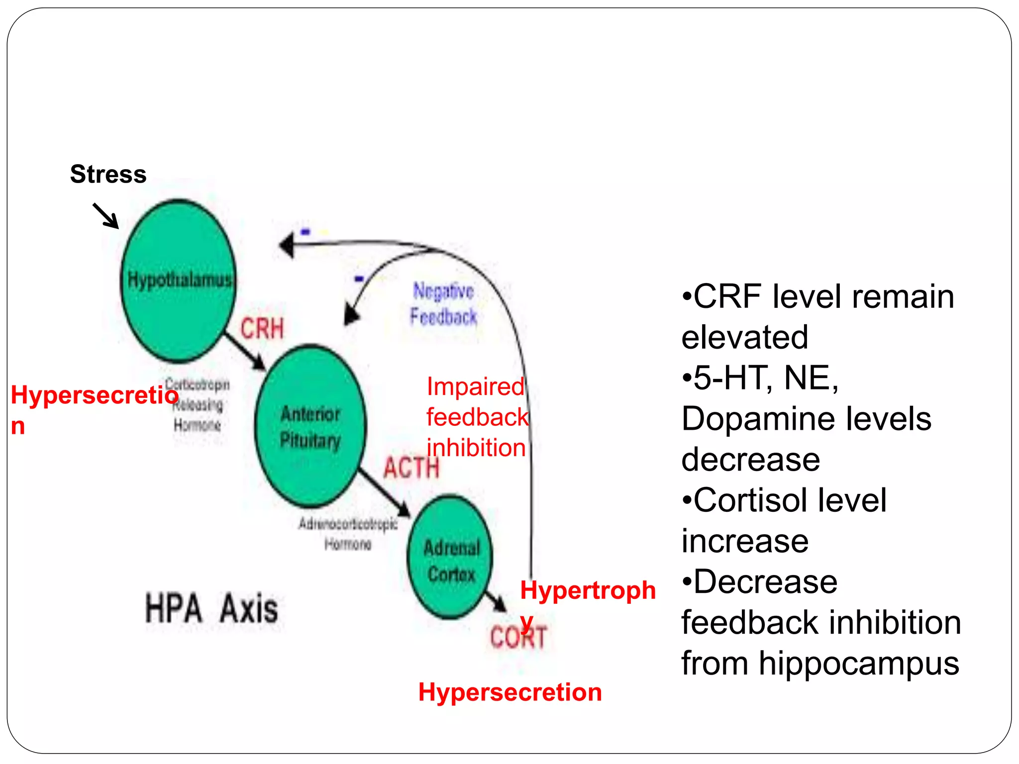 Pathophysiology of depression | PPTX