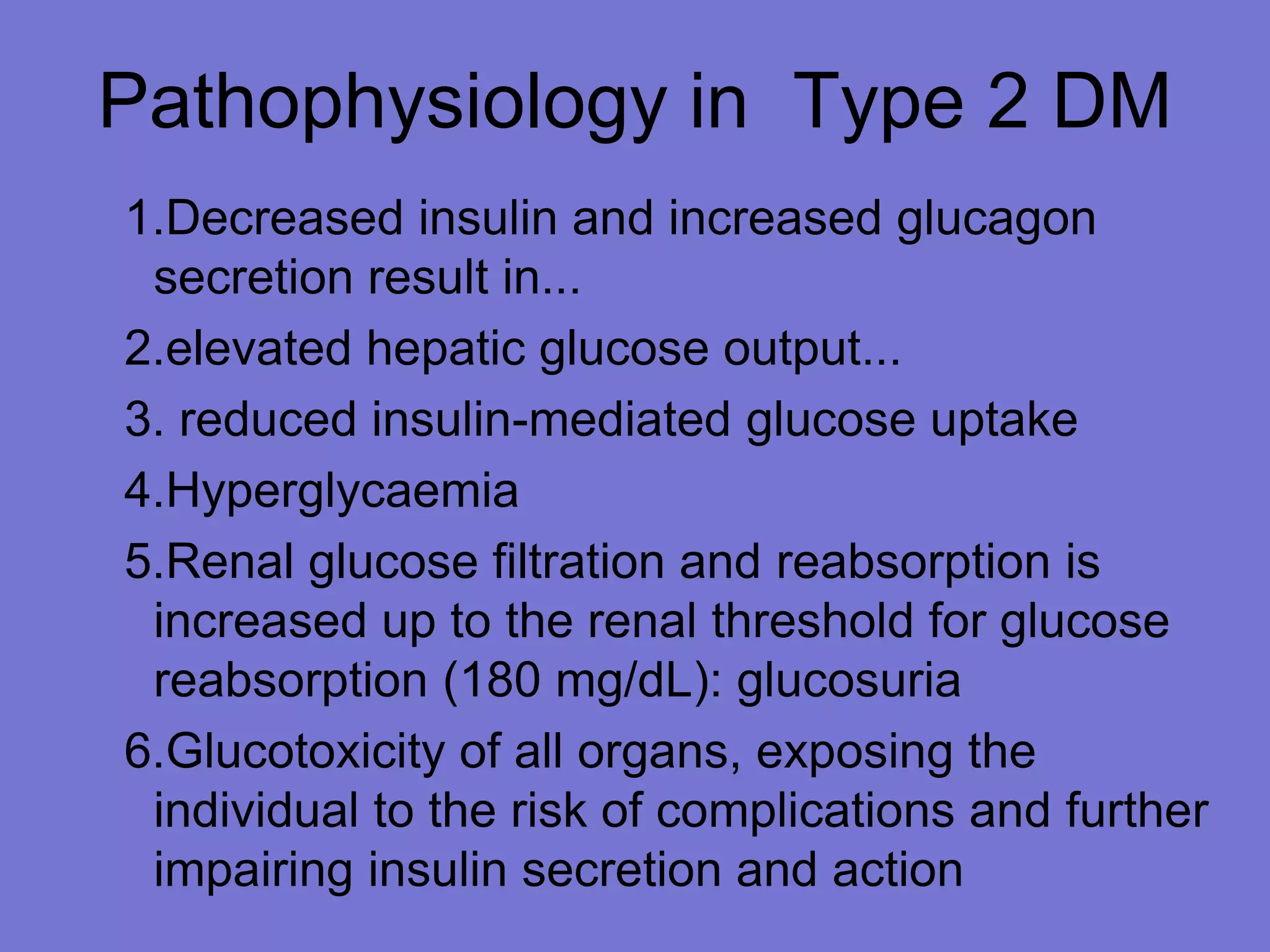 Pathophysiology of diabetes final 2 | PPTX