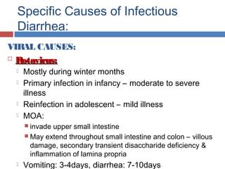 Pathophysiology of diarrhea | PPT