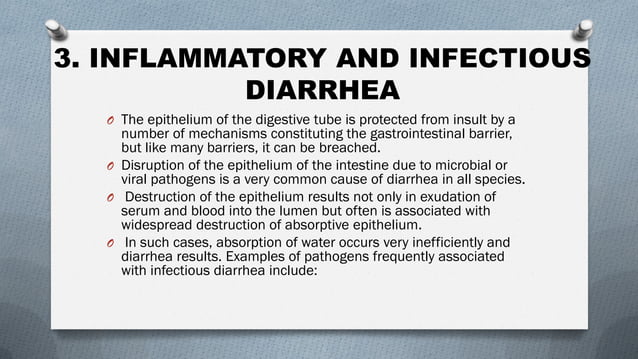 Pathophysiology of diarrhea olaiya | PPT