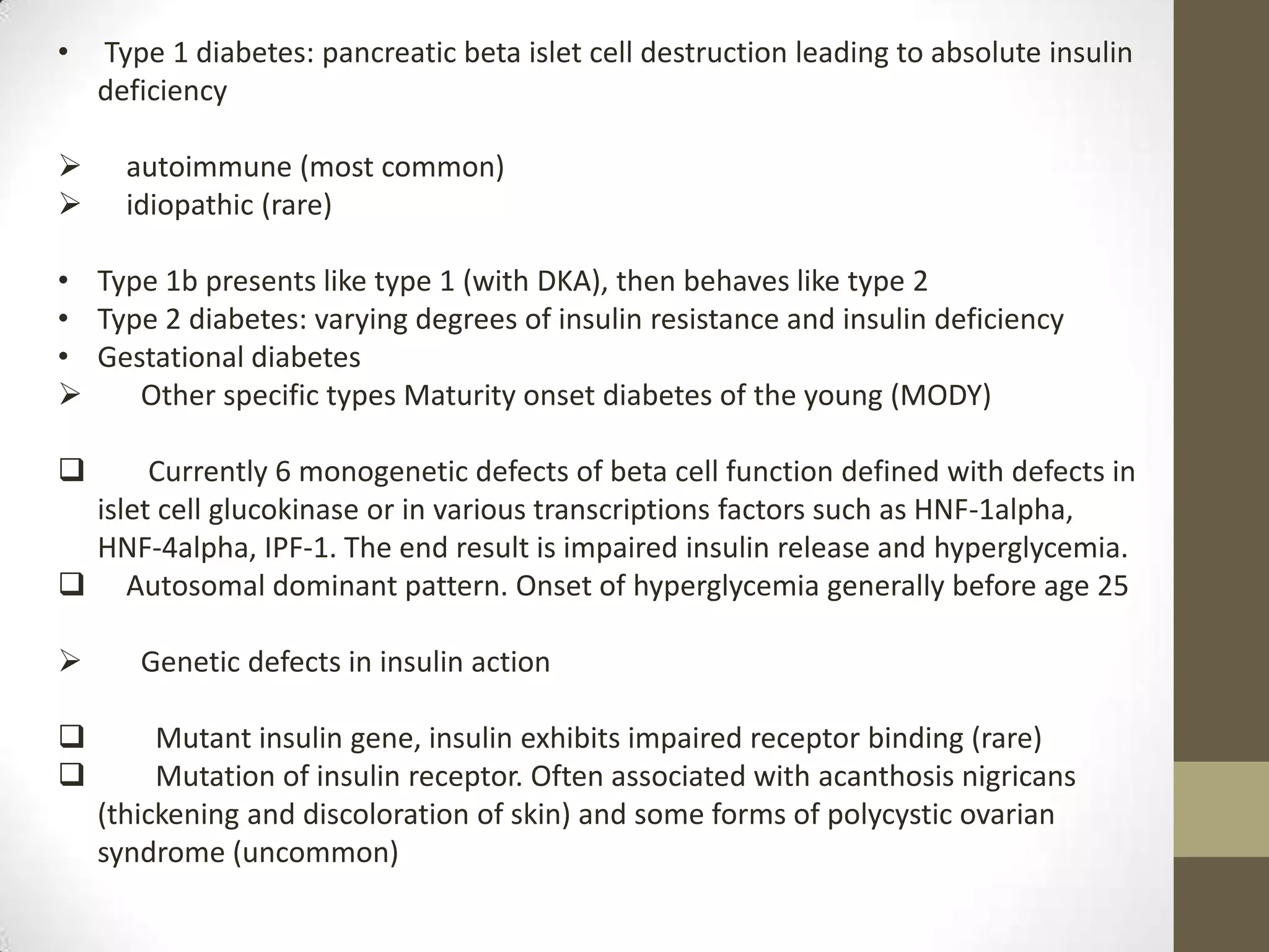 Pathophysiology of diabetes mellitus | PPTX
