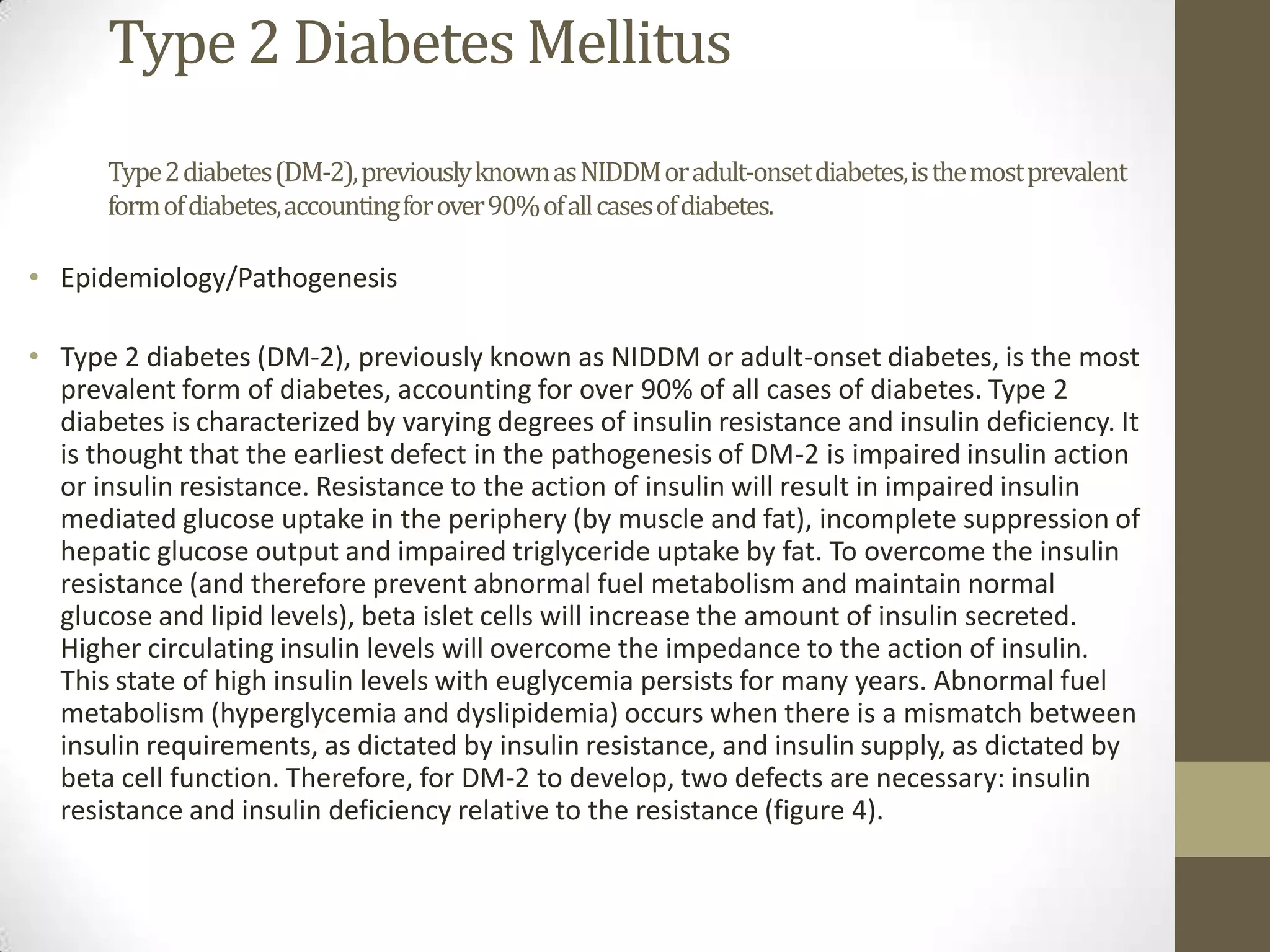 Pathophysiology of diabetes mellitus | PPTX
