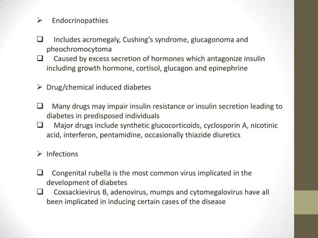 Pathophysiology of diabetes mellitus | PPTX | Diabetes | Diseases and ...