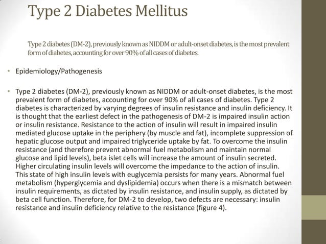 Pathophysiology of diabetes mellitus | PPTX | Diabetes | Diseases and ...