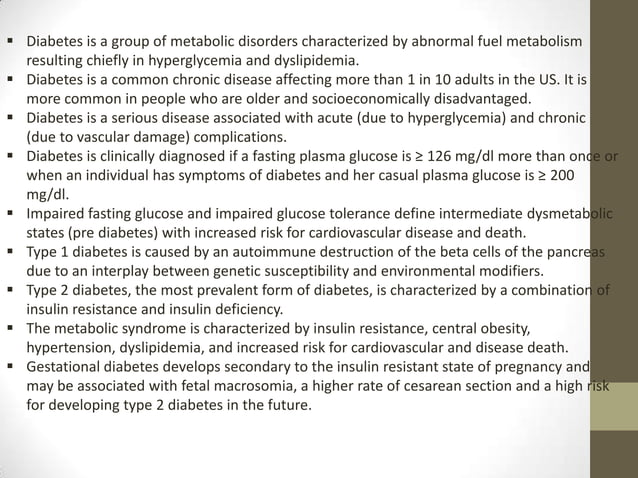 Pathophysiology of diabetes mellitus | PPTX | Diabetes | Diseases and ...