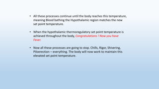 Patho-physiology of Fever : Dr Faisal Abdullah | PPTX