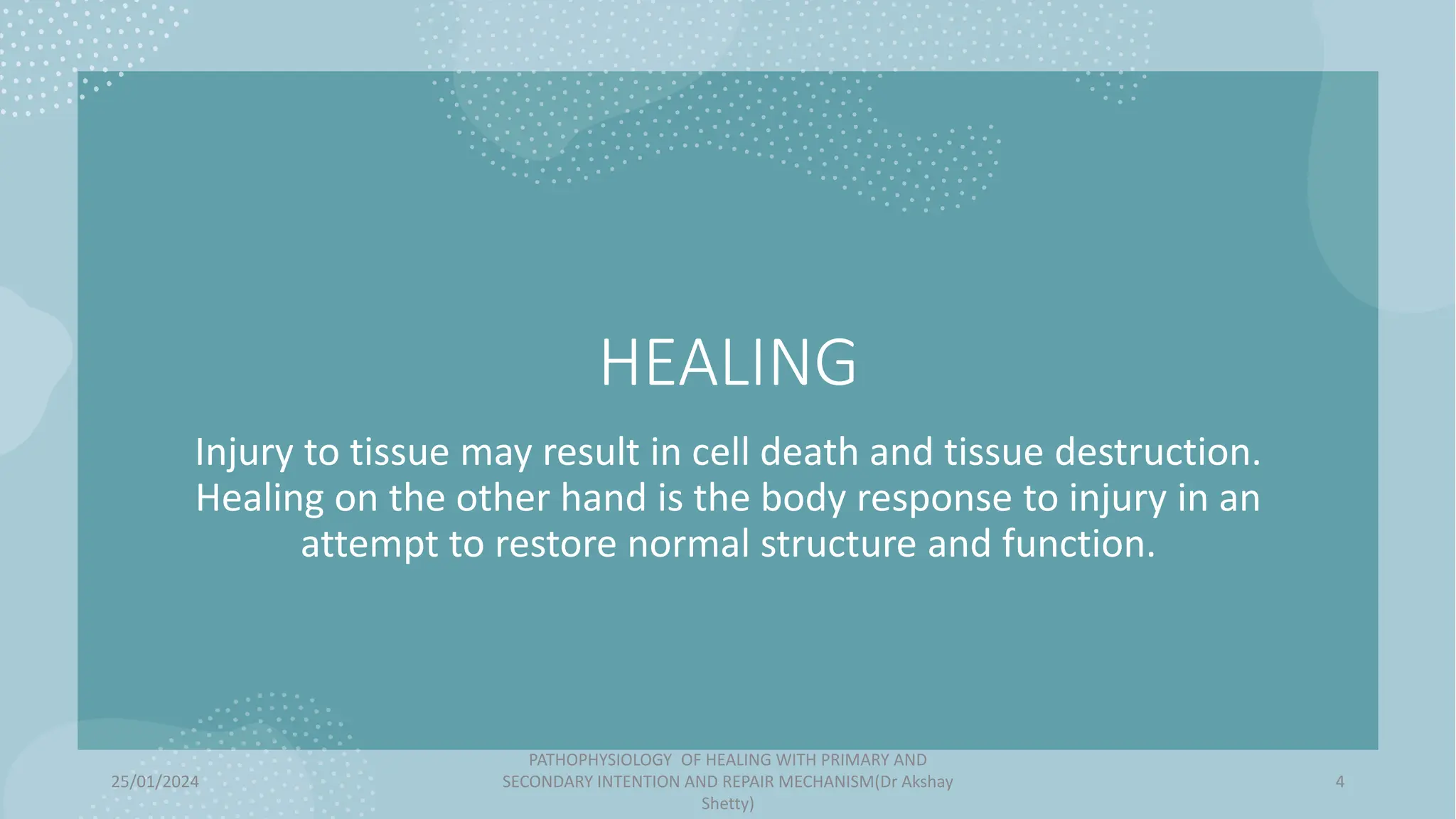 PATHOPHYSIOLOGY OF HEALING WITH PRIMARY & SECONDARY INTENTION.pptx