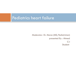 Pathophysiology of heart failure ......DR MERON.pptx