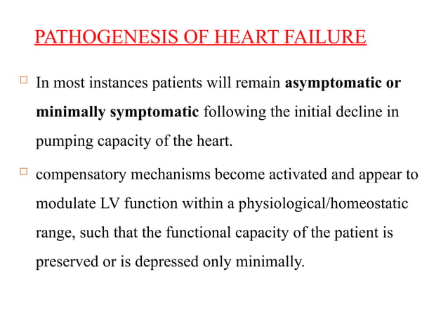 Pathophysiology of heart failure......pptx | Heart and Cardiovascular ...