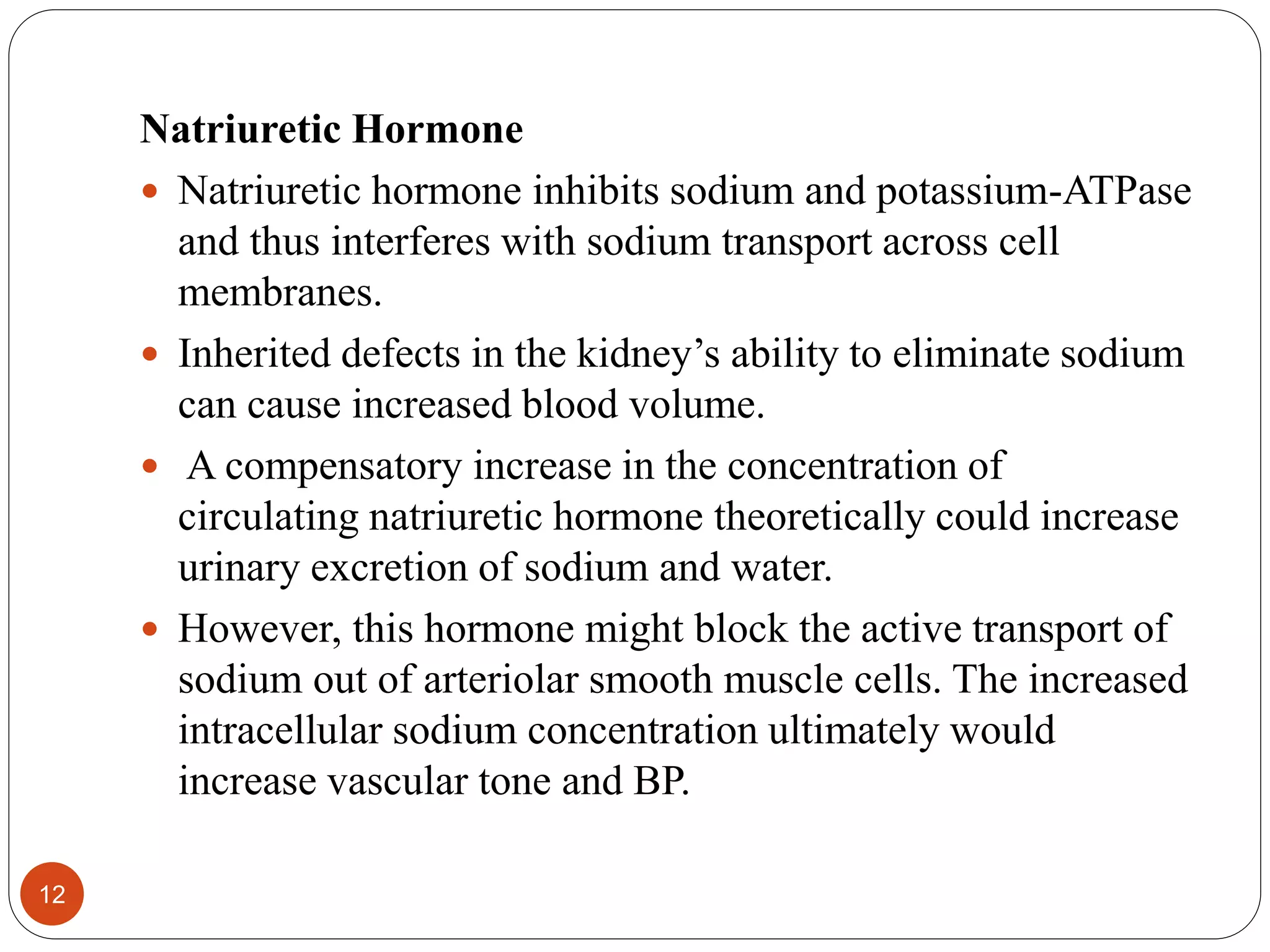 Pathophysiology of hypertension | PPTX