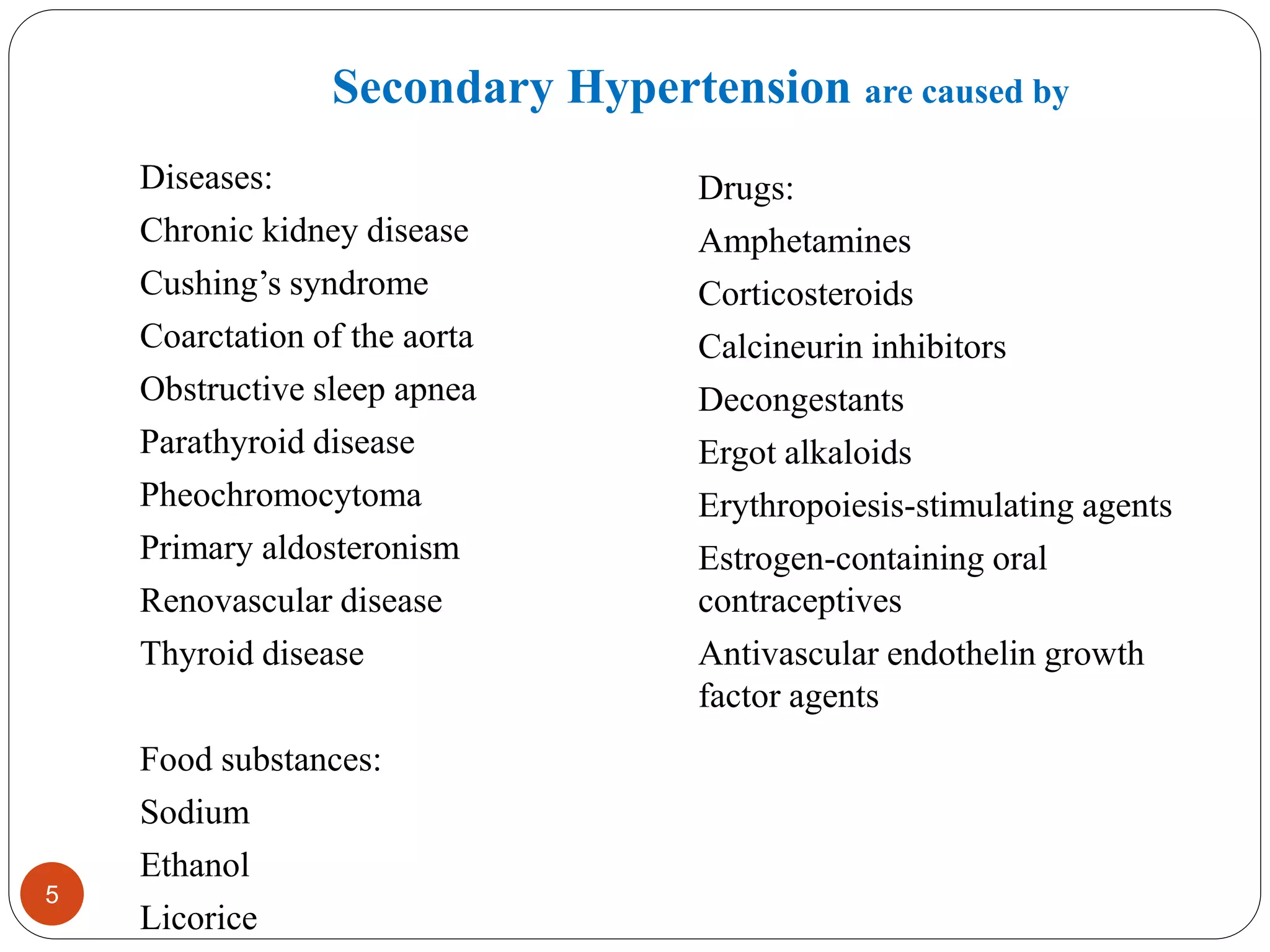Pathophysiology of hypertension | PPTX