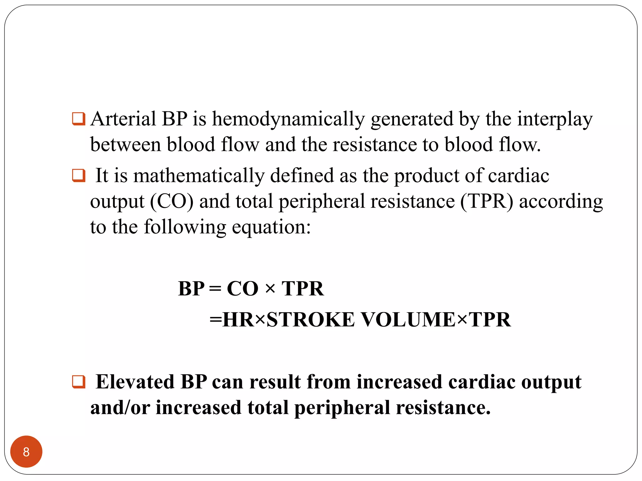 Pathophysiology of hypertension | PPTX
