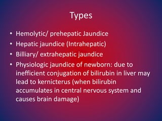 Pathophysiology of jaundice | PPTX