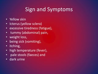 Pathophysiology of jaundice | PPTX
