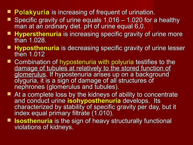 Pathophysiology of kidney.kidney insufficiency | PPT