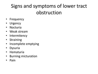 Pathophysiology of lower urinary tract obstruction.pptx