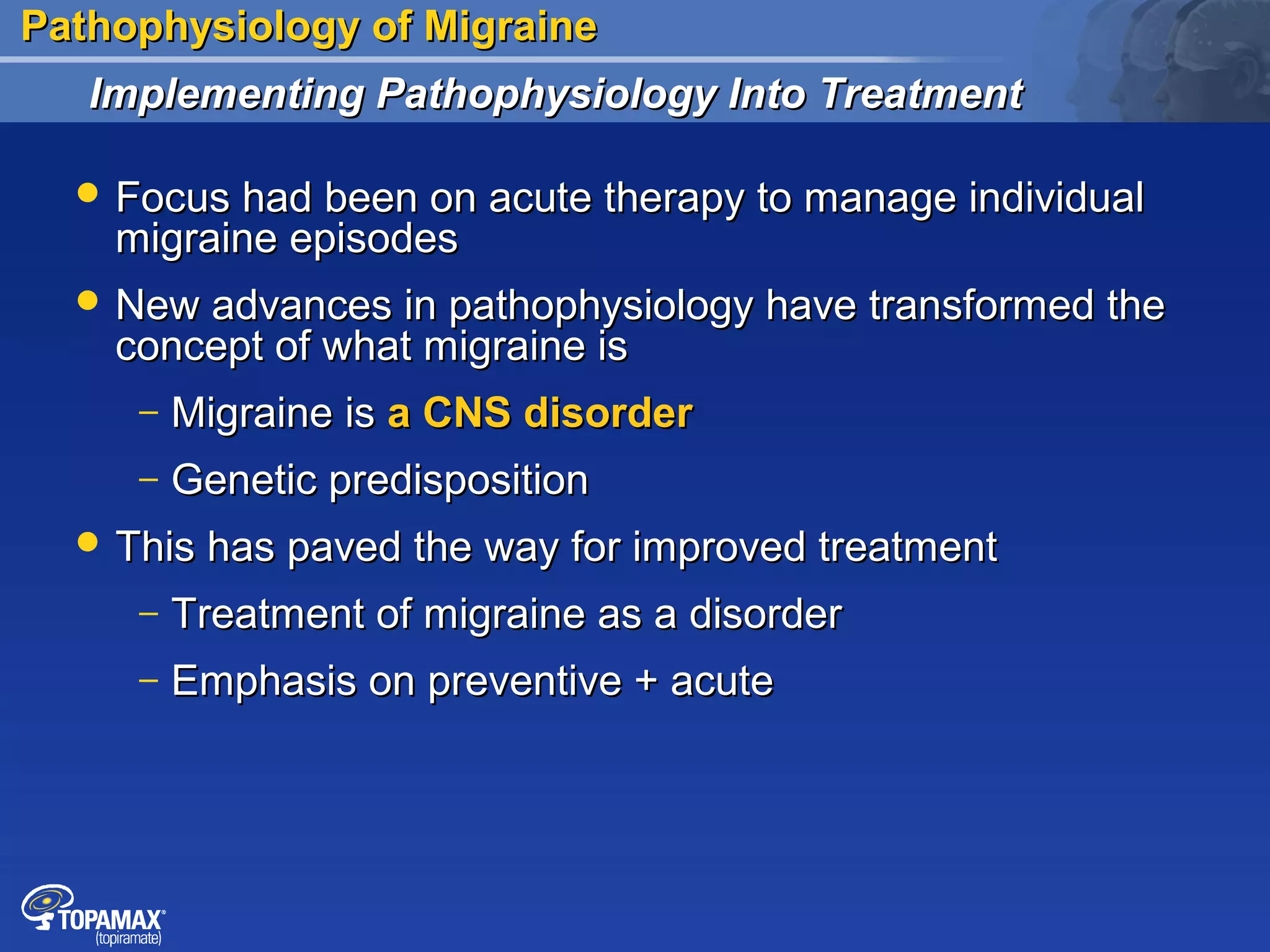 Pathophysiology of migraine | PPT