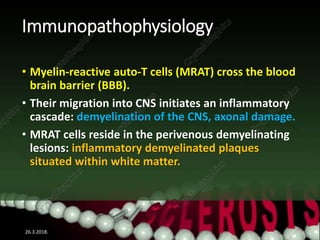Pathophysiology of multiple sclerosis | PPSX