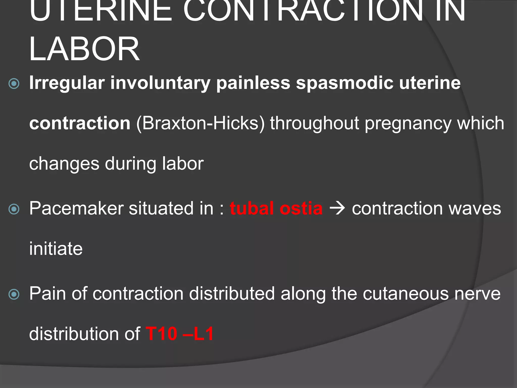 Pathophysiology of Normal Labour by Sunil Kumar Daha | PPTX