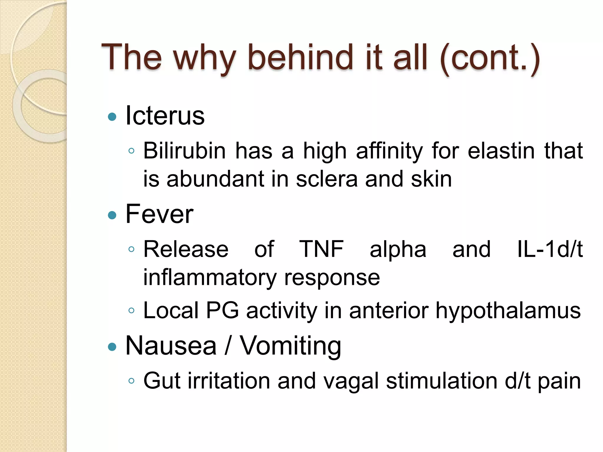 Pathophysiology of obstructive jaundice | PPTX