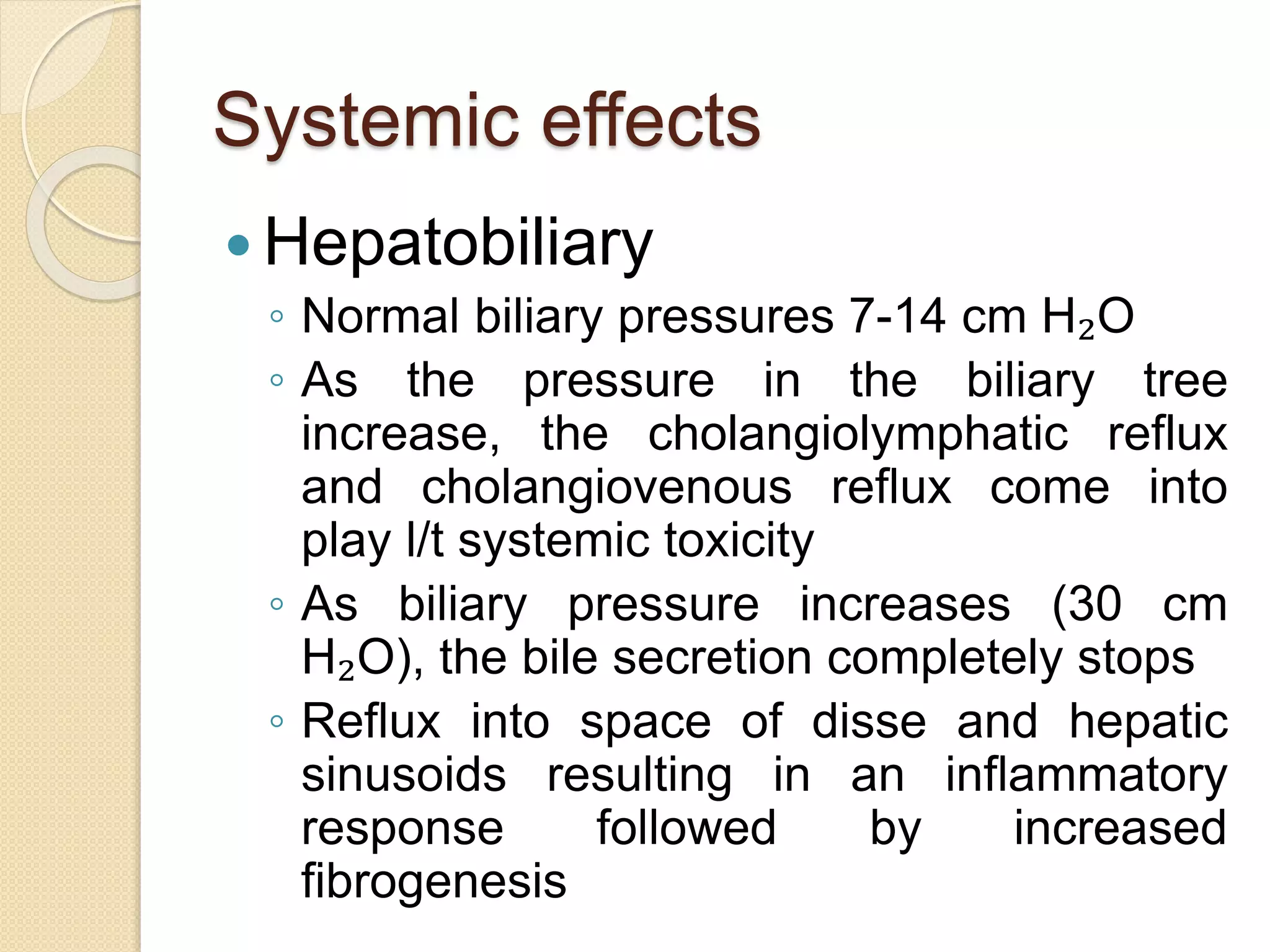 Pathophysiology of obstructive jaundice | PPTX