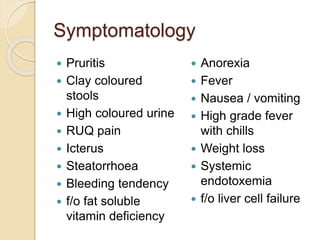 Pathophysiology of obstructive jaundice | PPTX