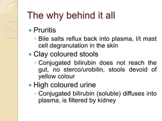 Pathophysiology of obstructive jaundice | PPTX