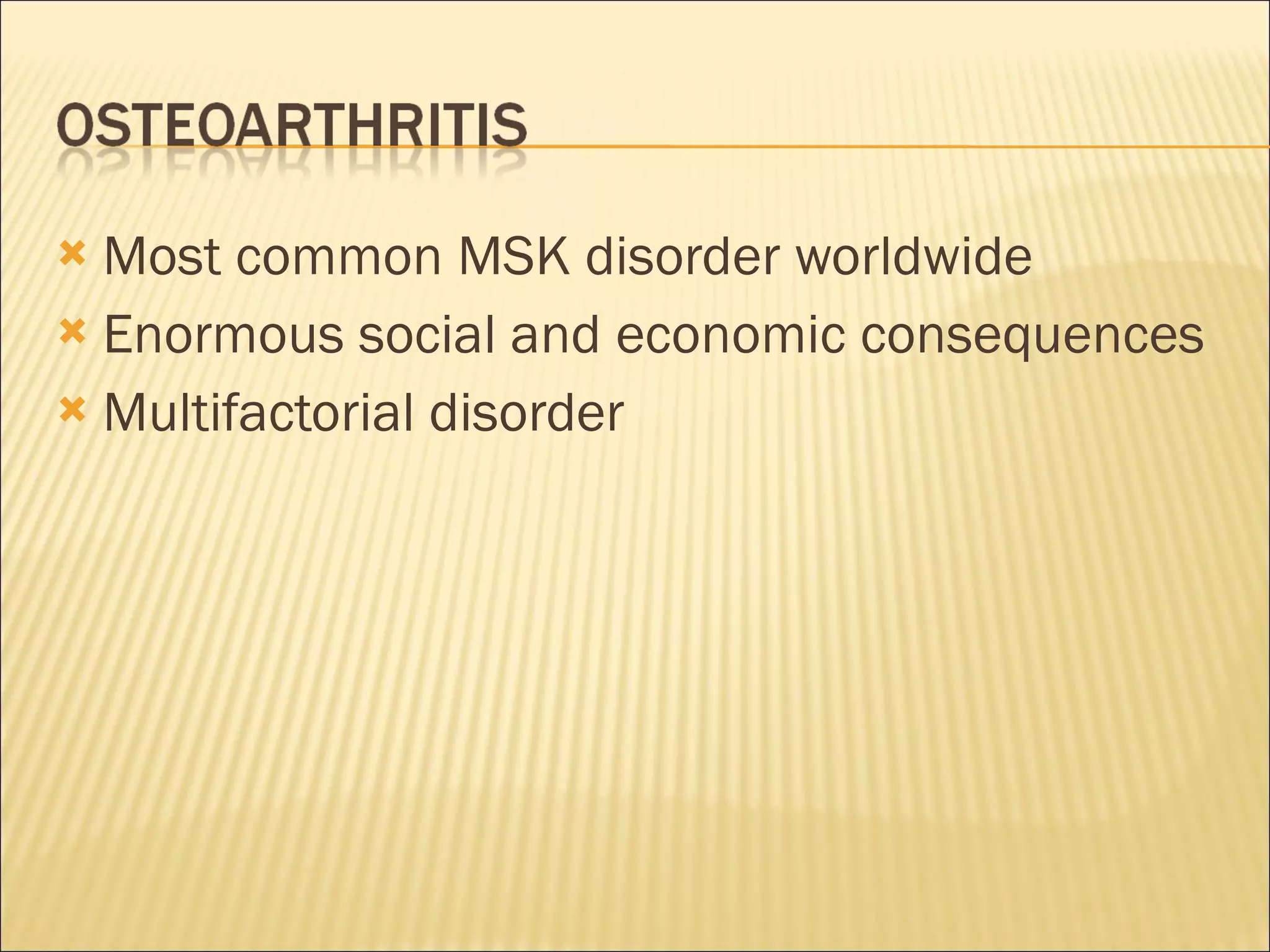Pathophysiology+of+Osteoarthritis | PPT