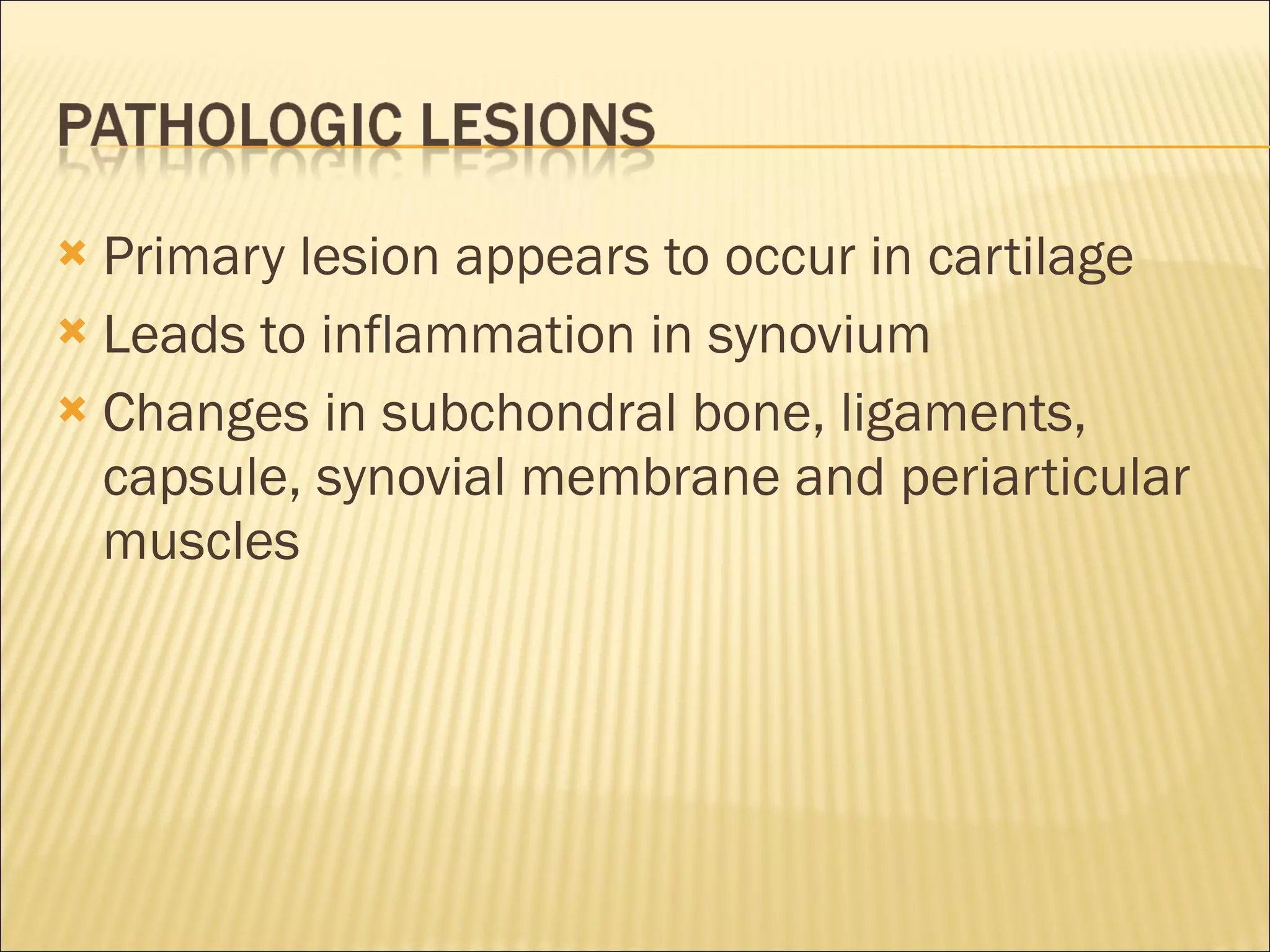 Pathophysiology+of+Osteoarthritis | PPT