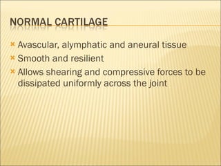 Pathophysiology+of+Osteoarthritis | PPT