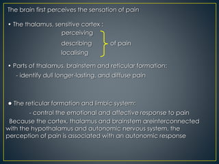 Patho physiology of pain | PPTX