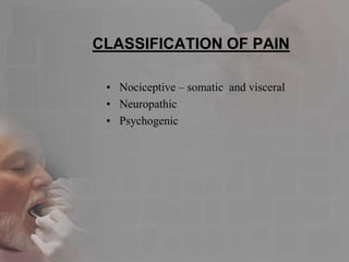 Pathophysiology of pain | PPTX