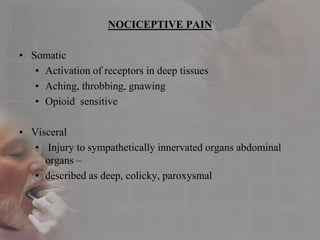 Pathophysiology of pain | PPTX