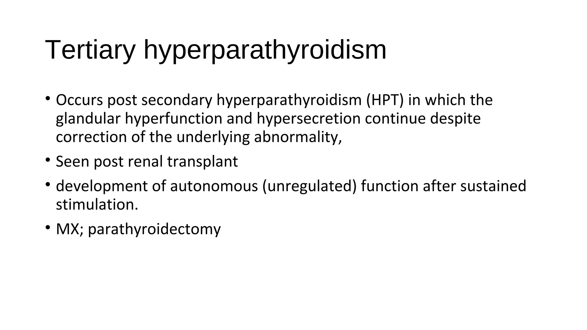 Pathophysiology of parathyroid hormone 2018 | PPT