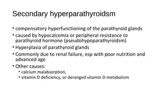 Pathophysiology of parathyroid hormone 2018 | PPT