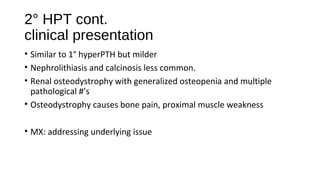 Pathophysiology of parathyroid hormone 2018 | PPT