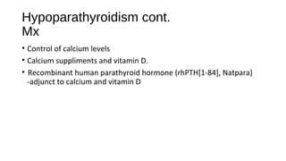 Pathophysiology of parathyroid hormone 2018 | PPT