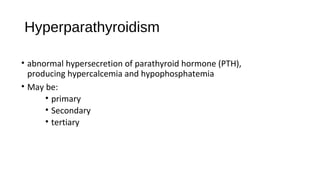 Pathophysiology of parathyroid hormone 2018 | PPT