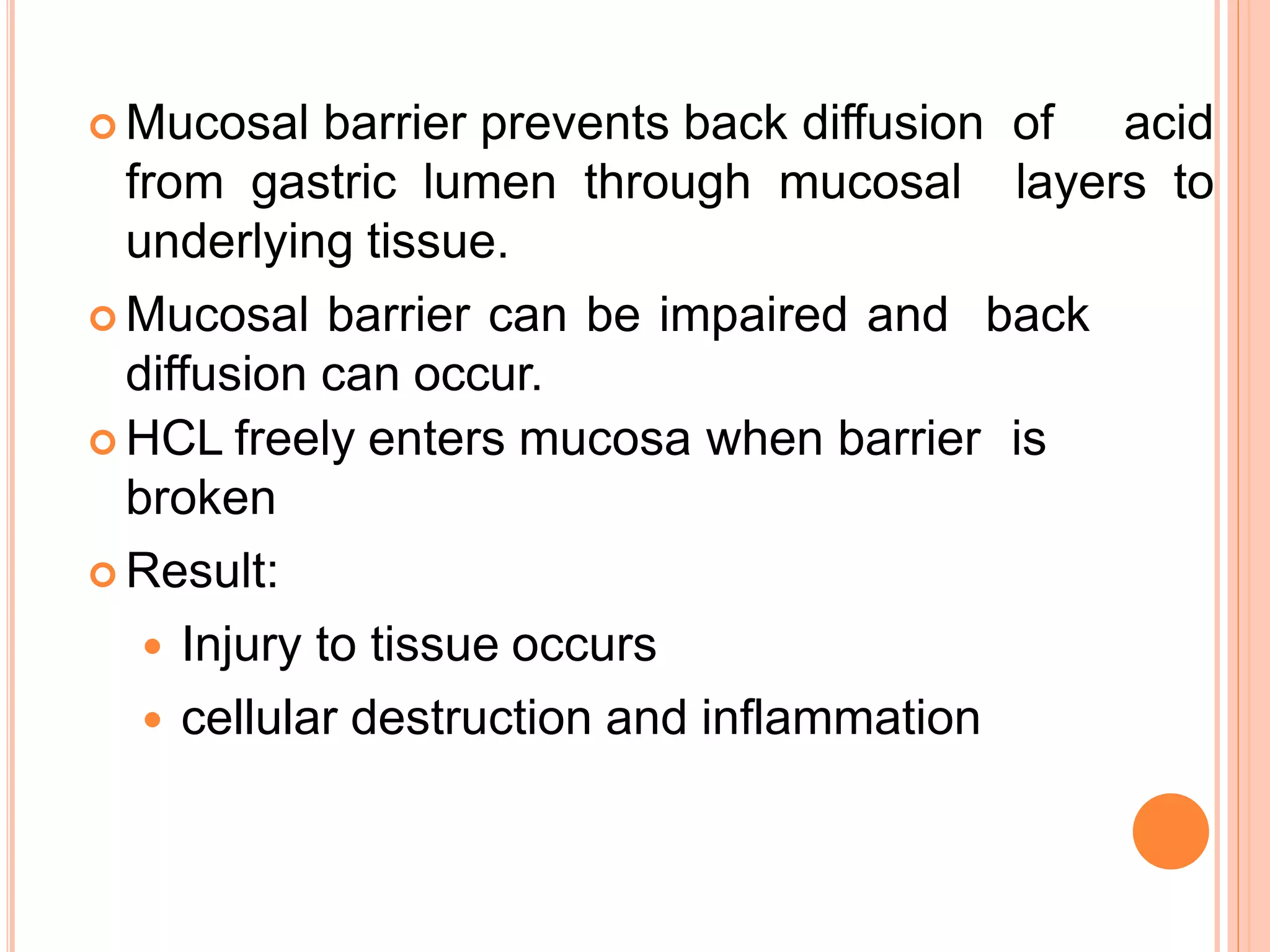 Pathophysiology of peptic ulcer | PPTX