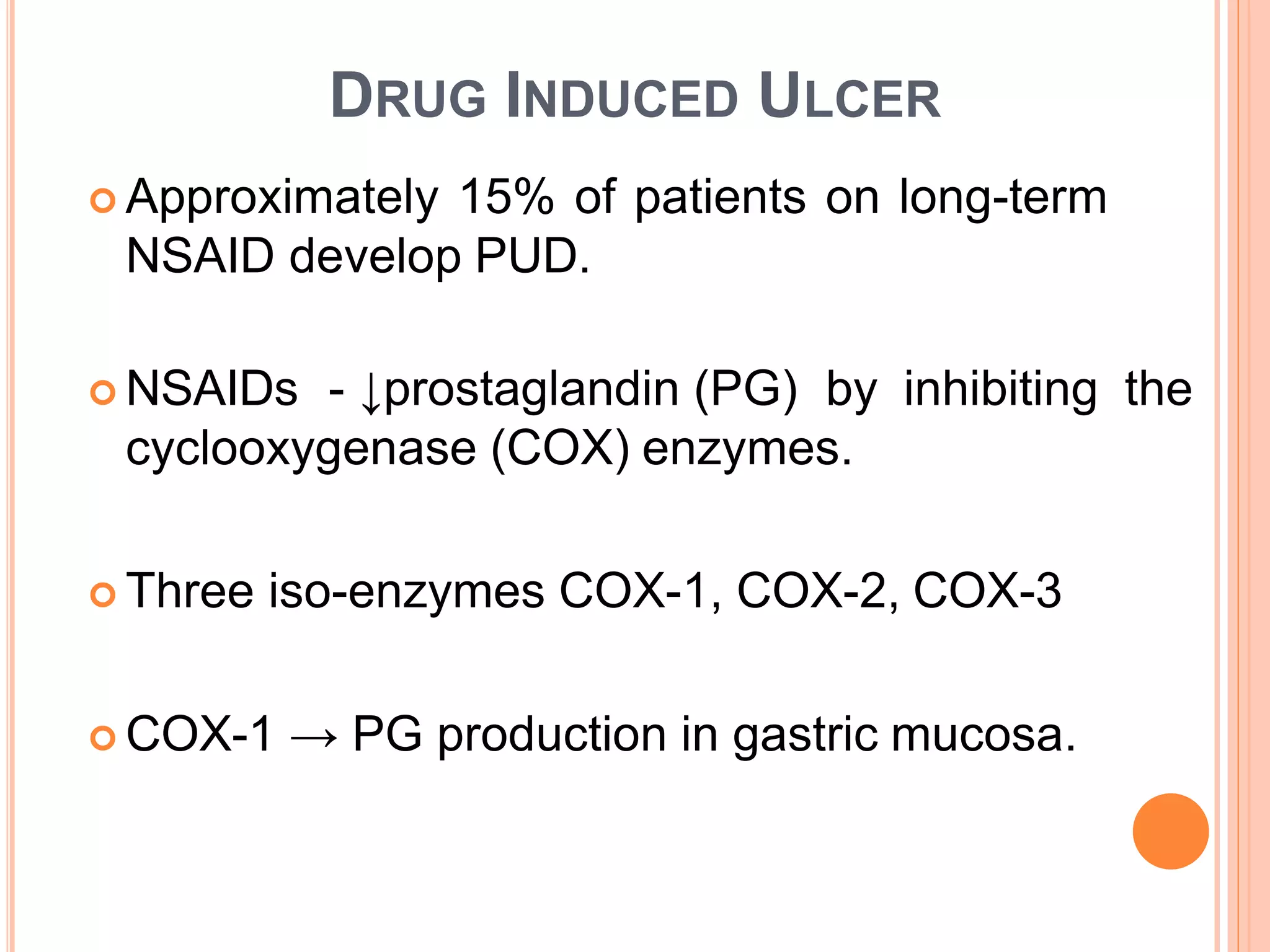 Pathophysiology of peptic ulcer | PPTX