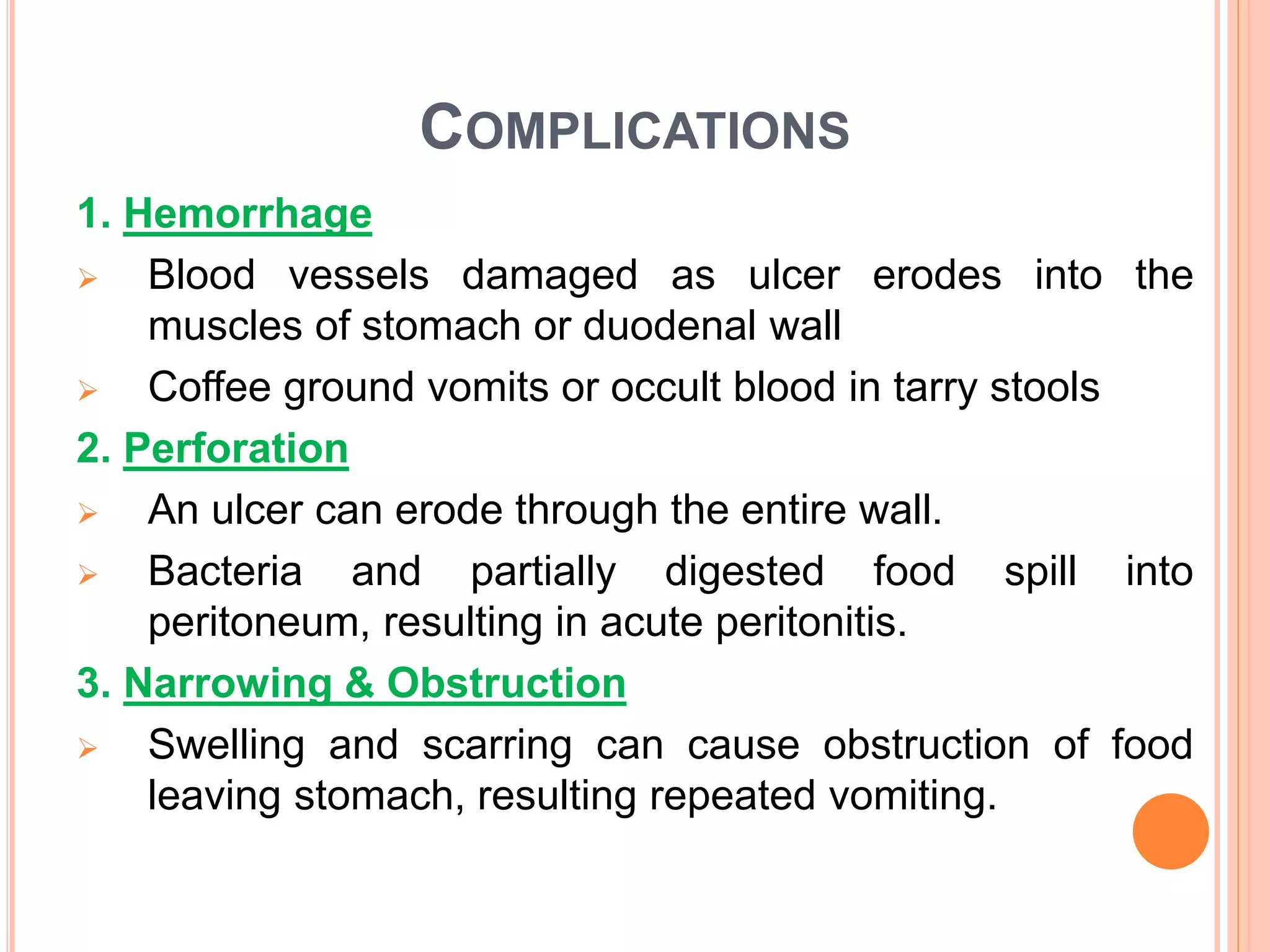 Pathophysiology of peptic ulcer | PPTX