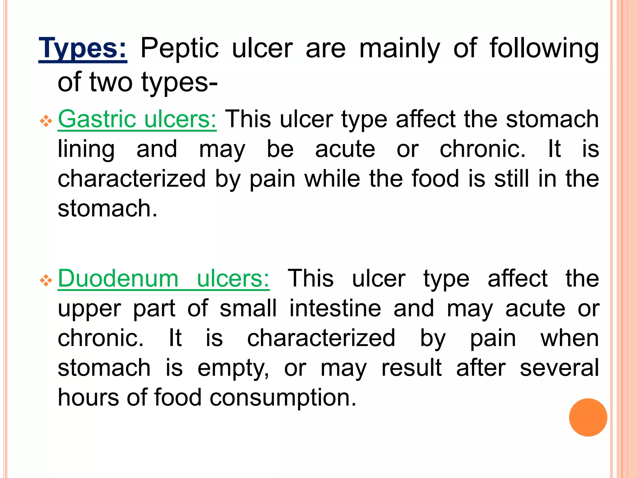 Pathophysiology of peptic ulcer | PPTX