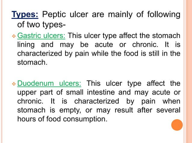 Pathophysiology of peptic ulcer | PPTX