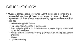 PATHOPHYSIOLOGY OF PEPTIC ULCER DISEASE.pptx