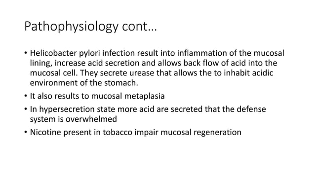 PATHOPHYSIOLOGY OF PEPTIC ULCER DISEASE.pptx